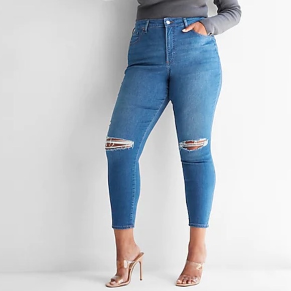 Express | Jeans | Express Curvy Skinny High Rise Jeans | Poshmark
